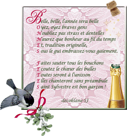 55 acrostiche bonnes fetes
